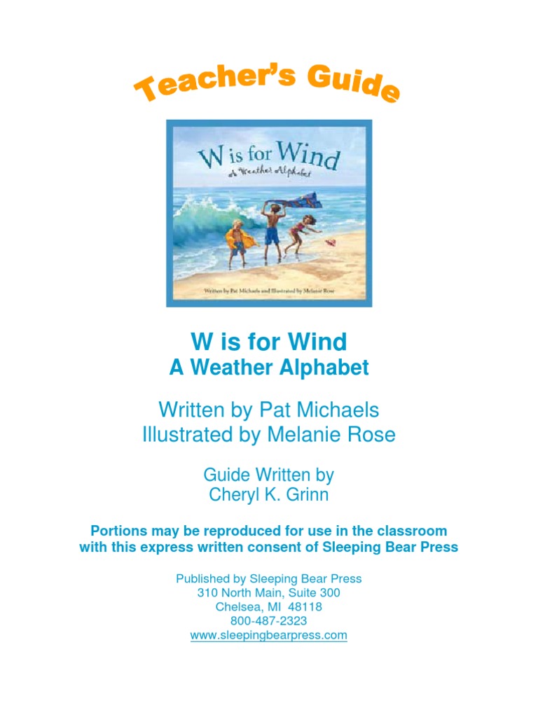 W Is For Wind: A Weather Alphabet | PDF | Precipitation | Fahrenheit