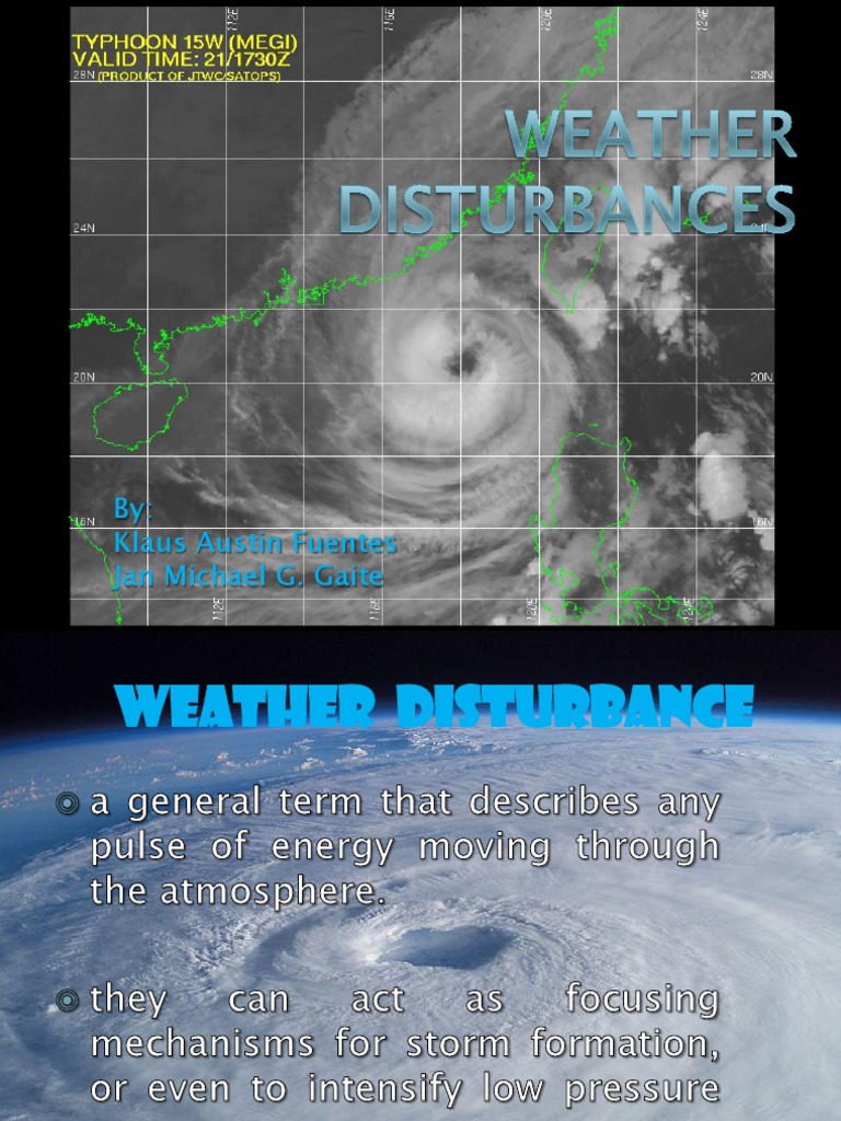 Types and Effects of Weather Disturbances | PDF | Tropical Cyclones ...