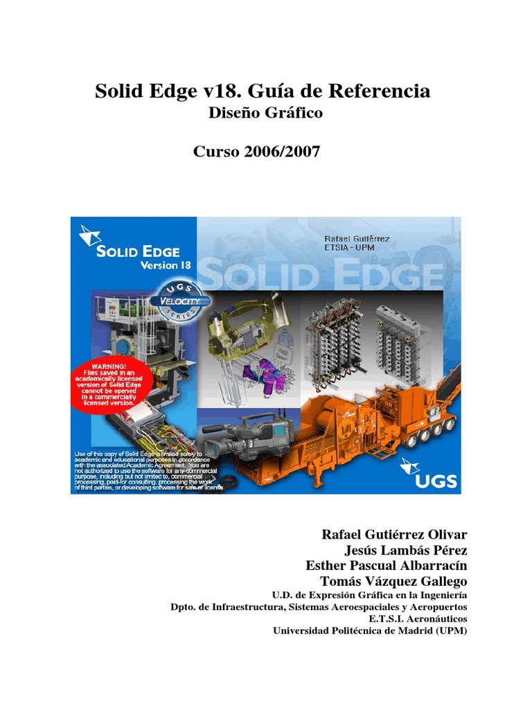 Solid Edge v18 | PDF | Ventana (informática) | Point and Click