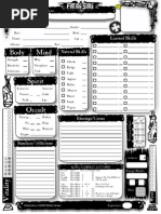 Stars Without Number Form-Fillable Charsheet | PDF | Role Playing Games ...