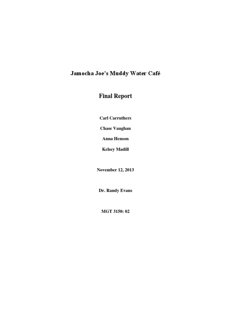 Final Report For Bizcafe Simulation | PDF | Employment | Strategic ...