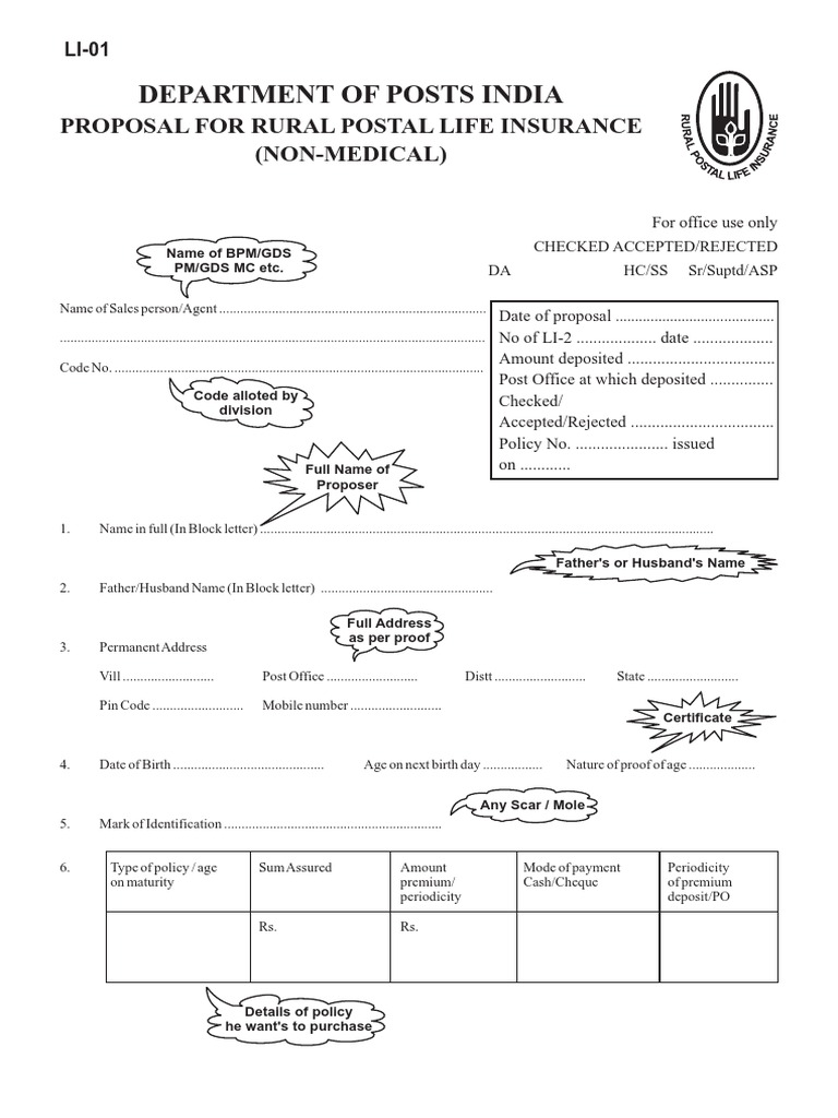RPLI Proposals | PDF | Insurance | Congenital Disorder