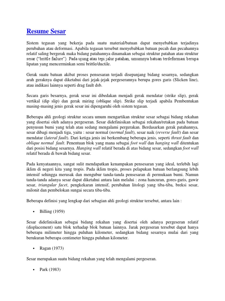 Resume Sesar | PDF
