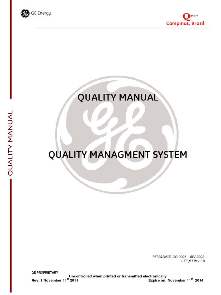 Gevisa QM e | PDF | Quality Management System | Verification And Validation