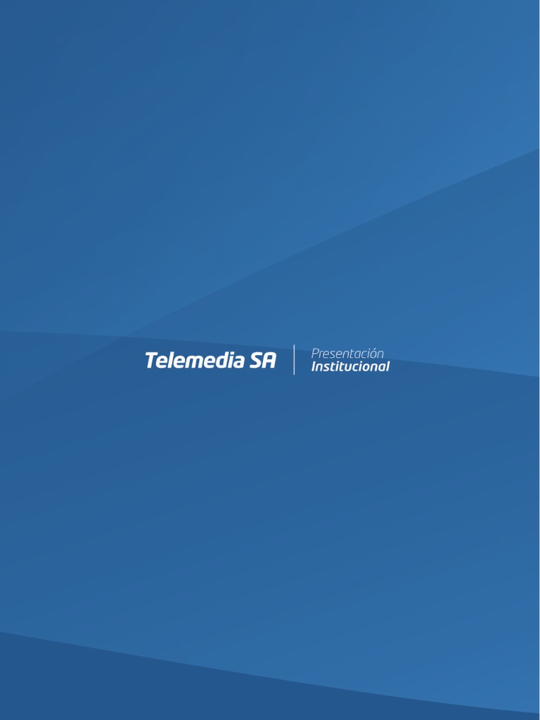 Telemedia S.A.: Innovación en TV Pública | PDF | Sociedad | Medios de ...