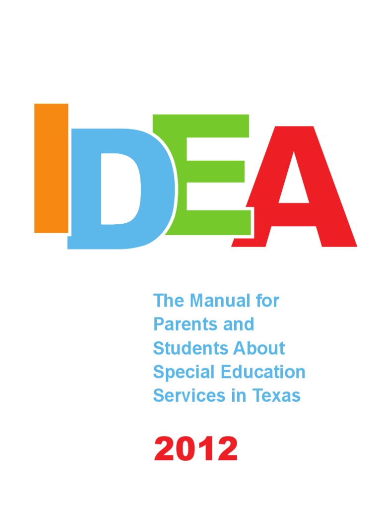 IDEA Booklet Color | PDF | Individualized Education Program | No Child ...