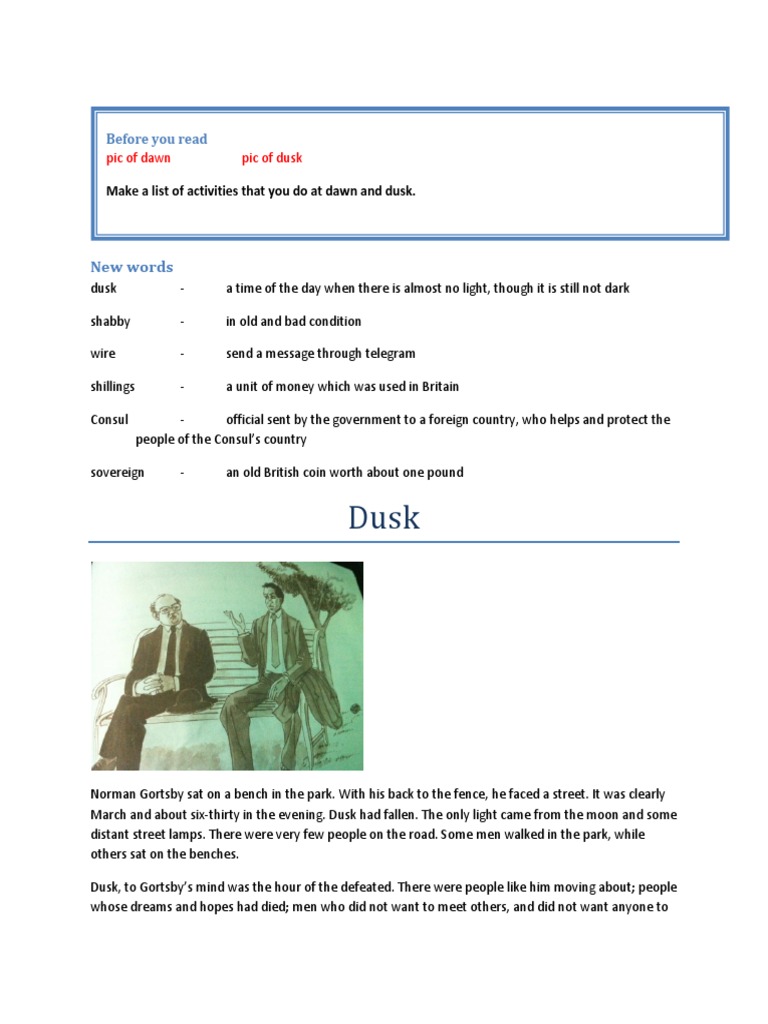 Short Stories Dusk | PDF