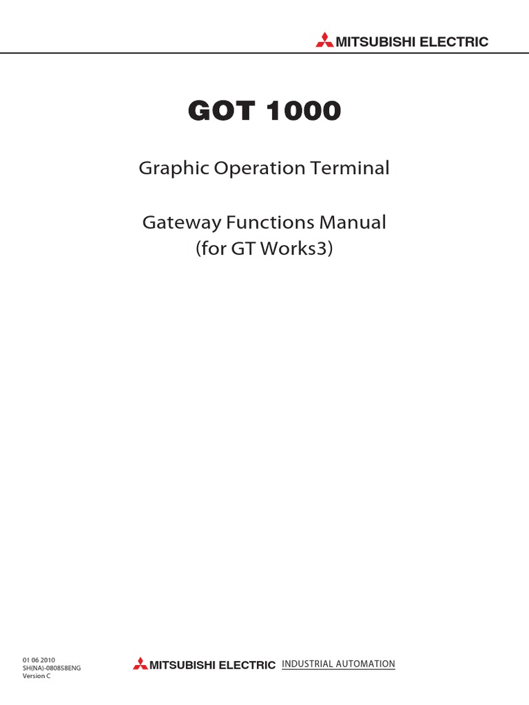 GOT1000 - Gateway Functions Manual (GT Works3) SH (NA) - 080858-C (06. ...