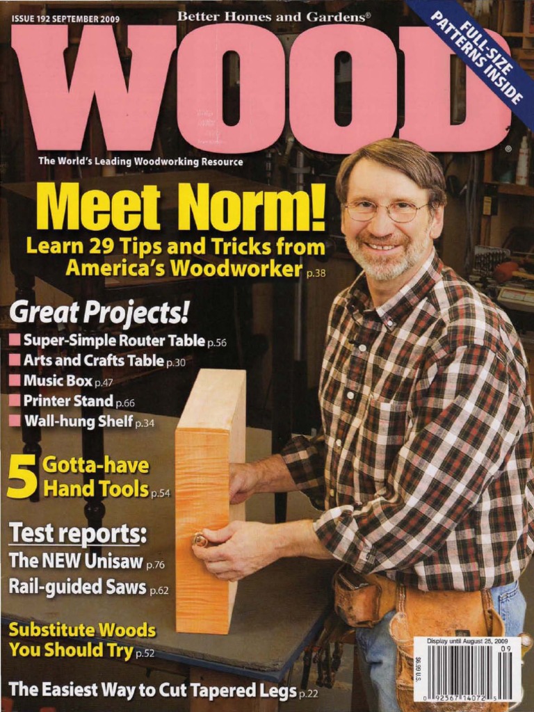 Wood Magazine Issue #192 September 2009 - (Malestrom) | PDF ...