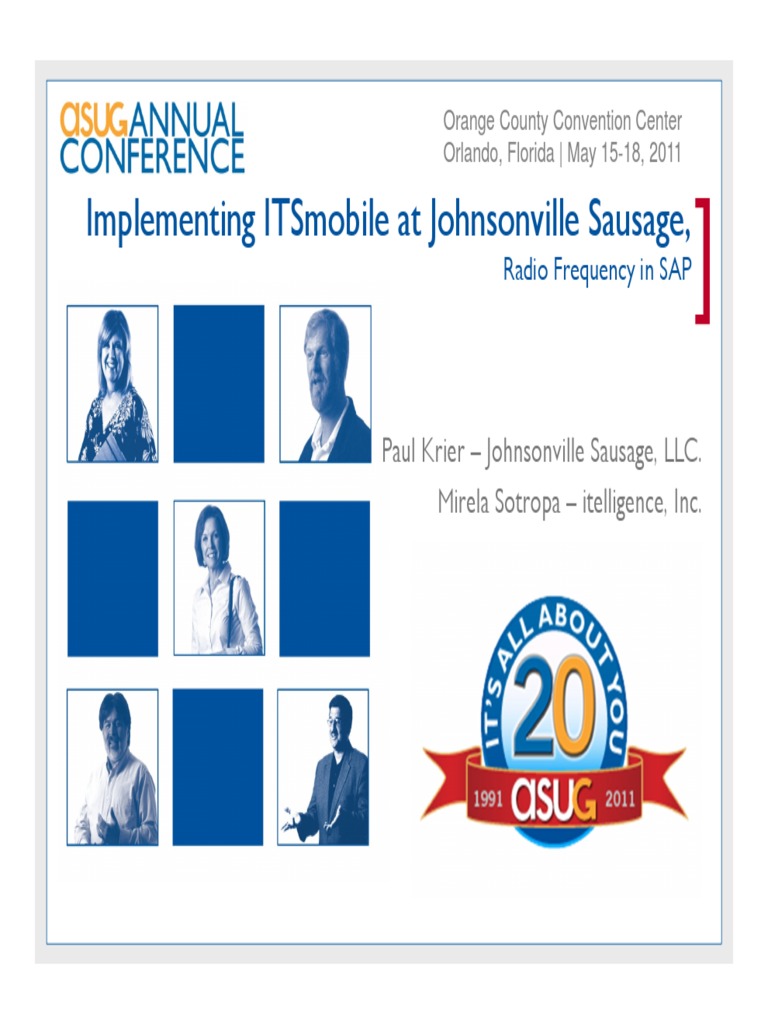 Implementing Radio Frequency (RF) Technology in SAP using ITSmobile: A ...