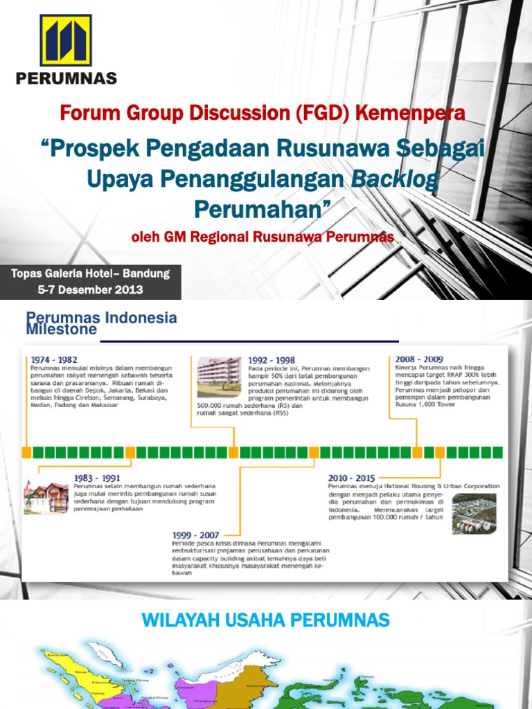 Prospek Pengadaan Rusunawa Sebagai Upaya Penanggulangan Backlog ...