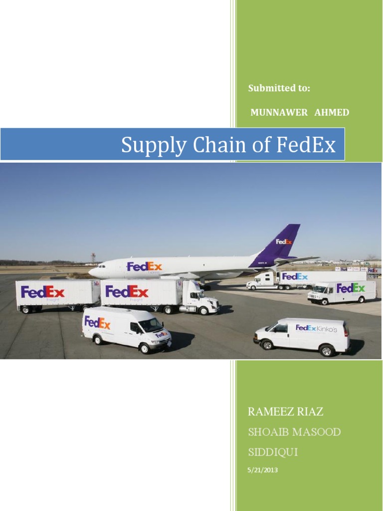 FedEx Project Report | Fed Ex | Supply Chain Management