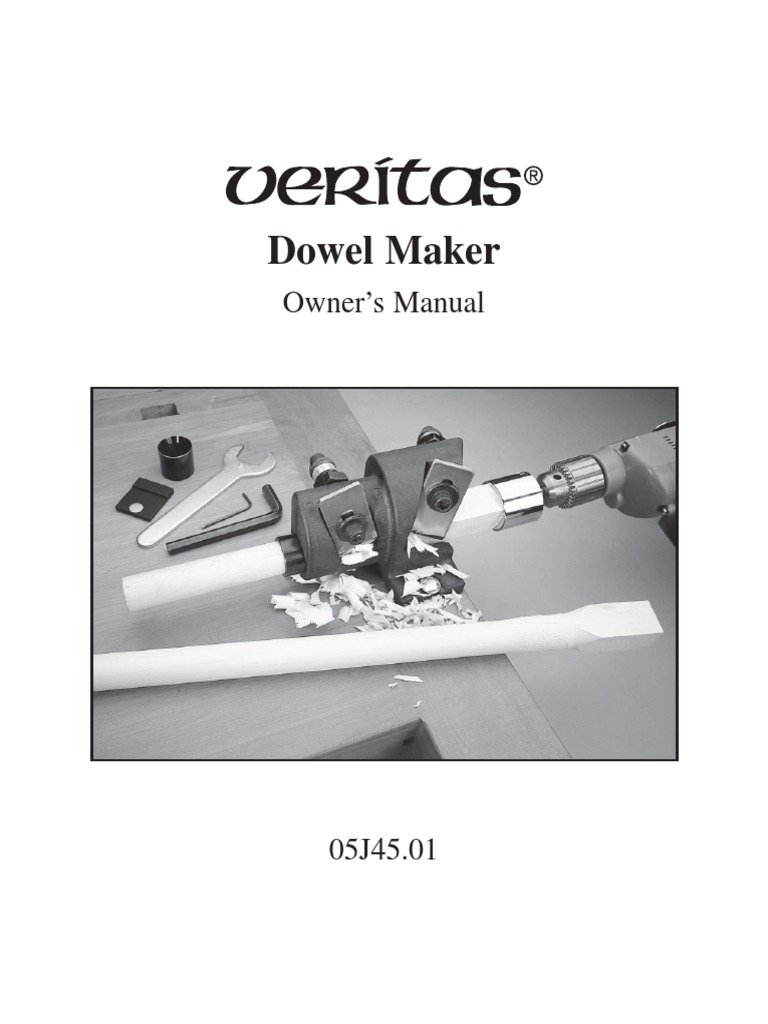 Dowel Maker Instruction | PDF | Screw | Drill