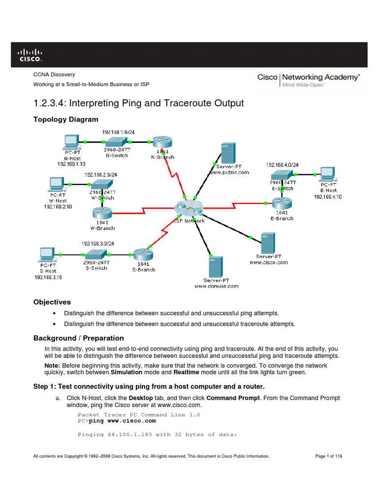 Esempi en Dsmbisp PT | Download Free PDF | Router (Computing) | Network Switch