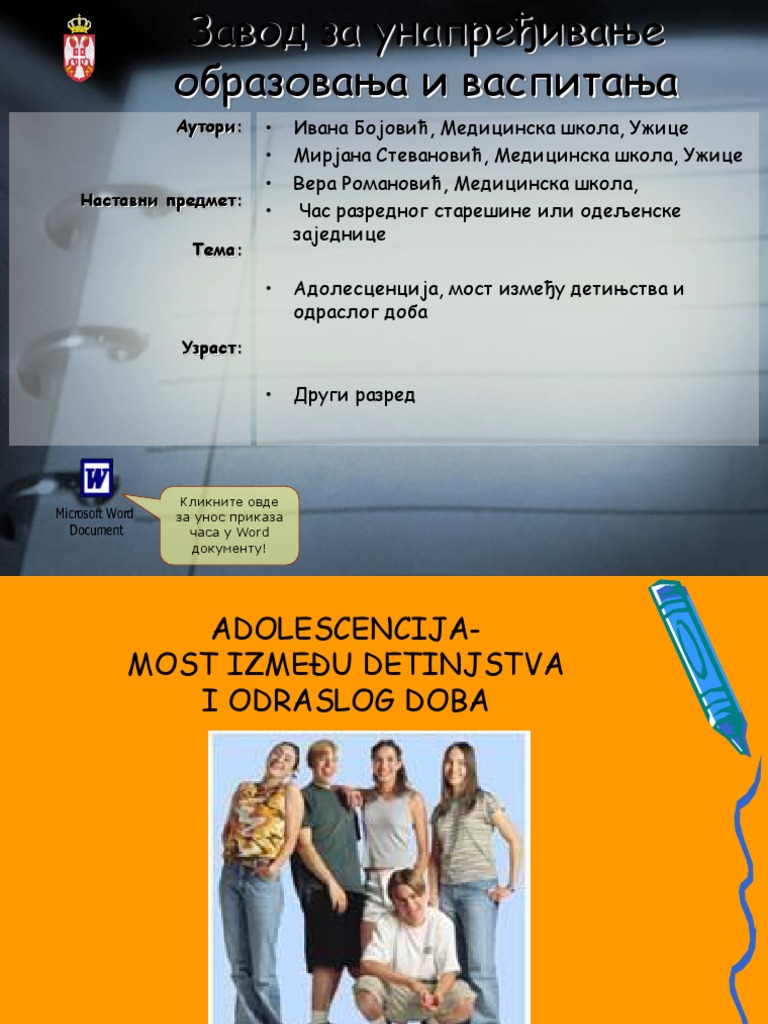 Adolescencija | PDF
