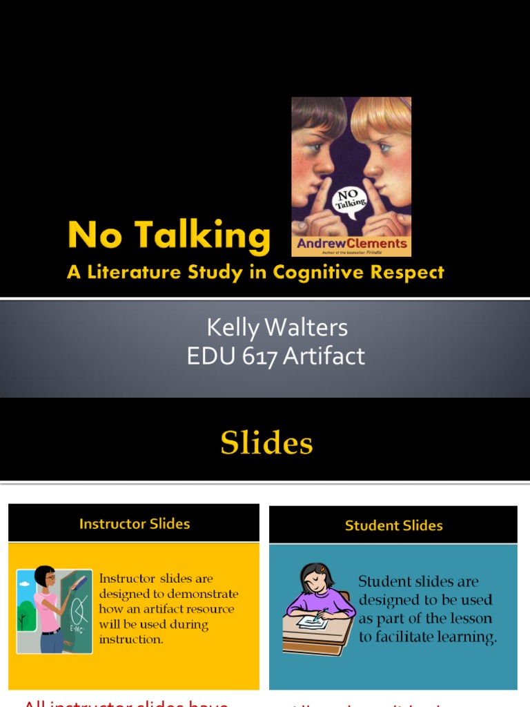 Lesson Plans for "No Talking" | PDF | Learning | Cognitive Science