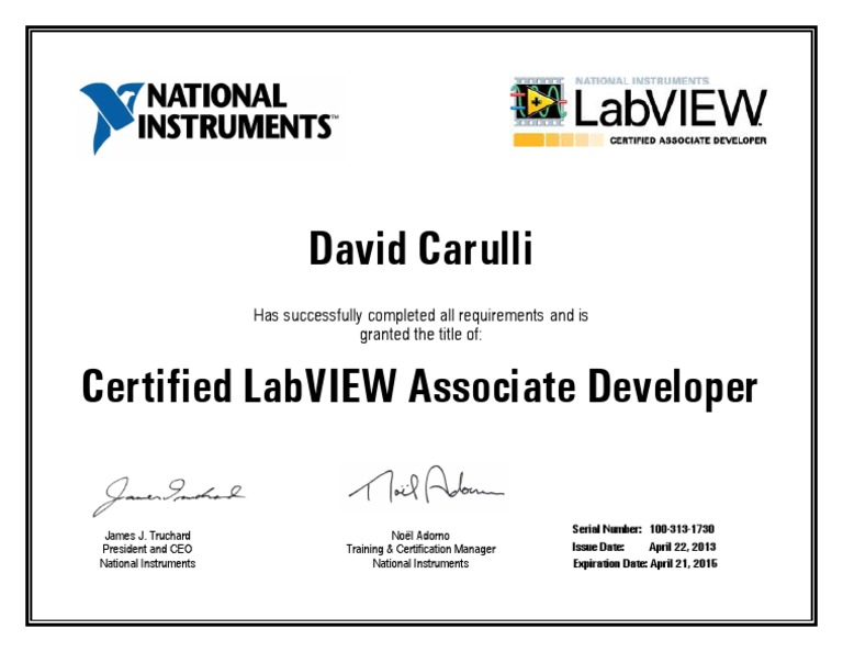 Certified LabVIEW Associate Developer | PDF | Technology & Engineering