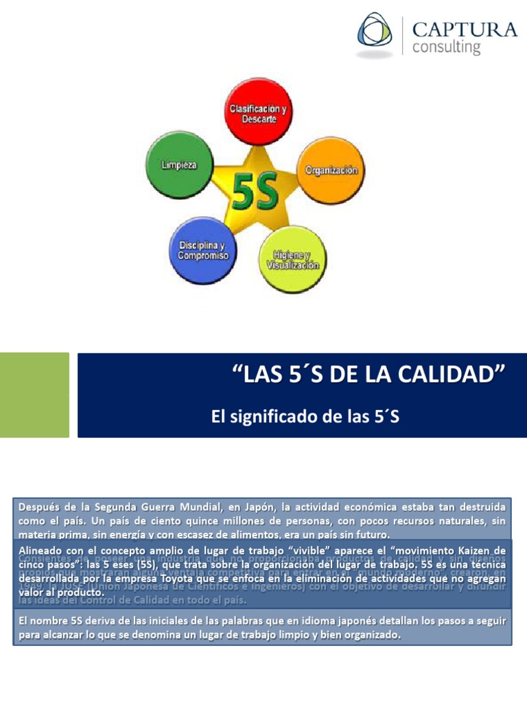 Las 5 S de La Calidad | Descargar gratis PDF | Business