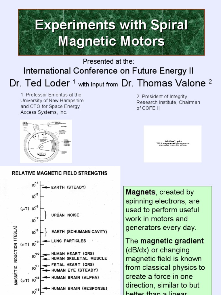 EXPERIMENTS WITH SPIRAL AND WANKEL MOTORS, With Ted Loder, Ph.D. | PDF ...