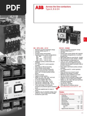 Abb Contactor Catalogue - Catalog Library
