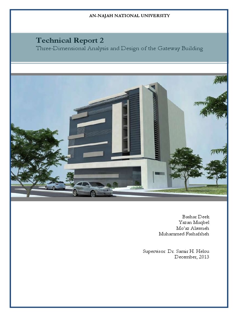 Structural Design of Gateway Building | PDF | Young's Modulus | Column