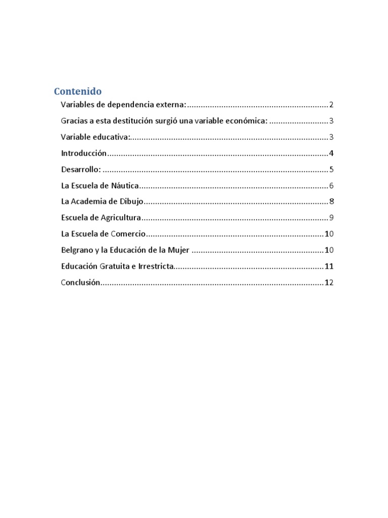 Indice Numerado | Buenos Aires | España