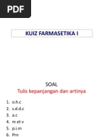 Daftar Singkatan Latin Farmasi | PDF