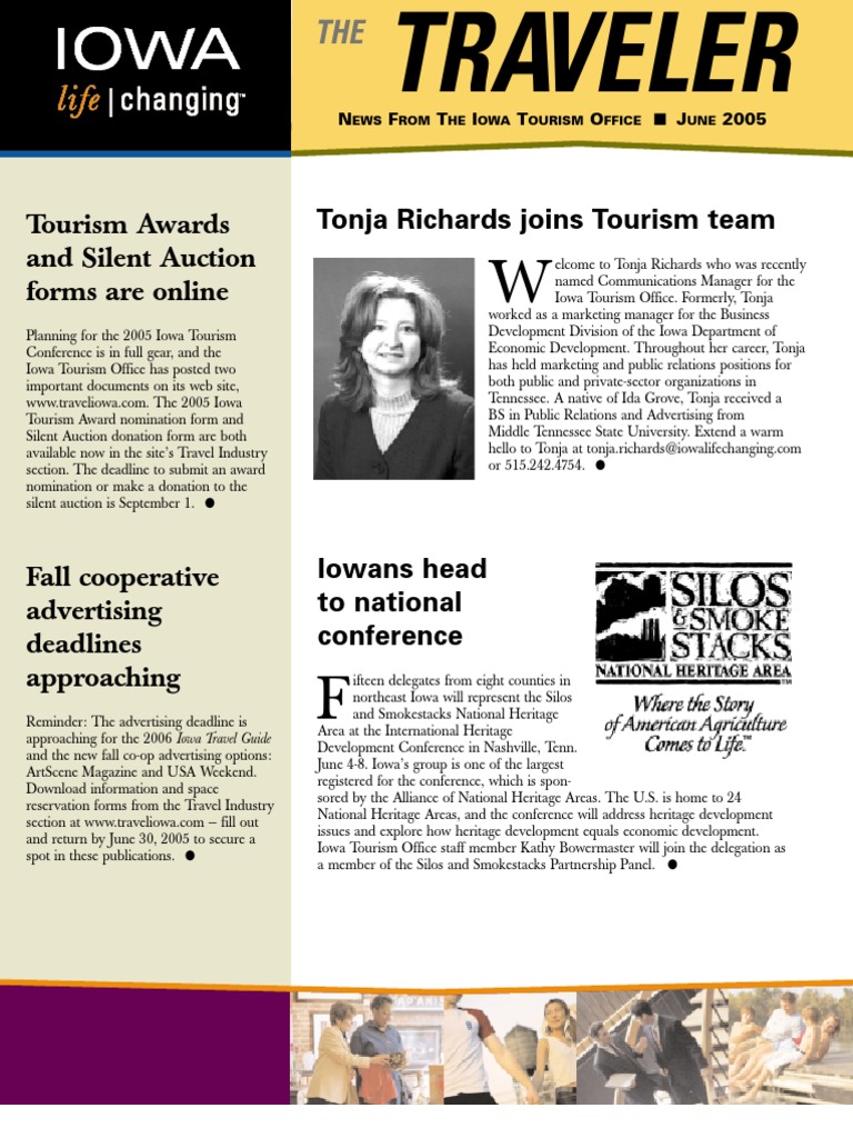 Tourism Awards and Silent Auction Forms Are Online Tonja Richards Joins ...