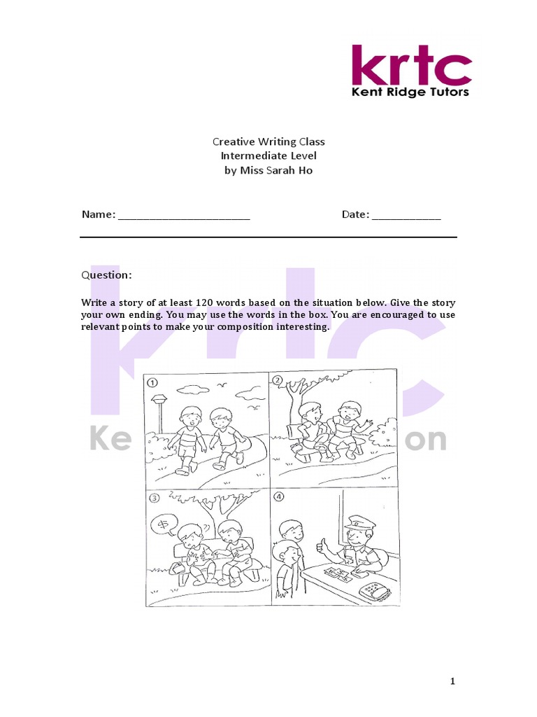 Creative Writing Class Exercise Guide | PDF