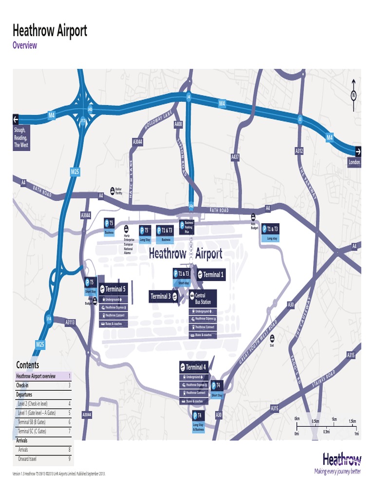 Heathrow T5 Map | PDF | Airport Lounge | Airport