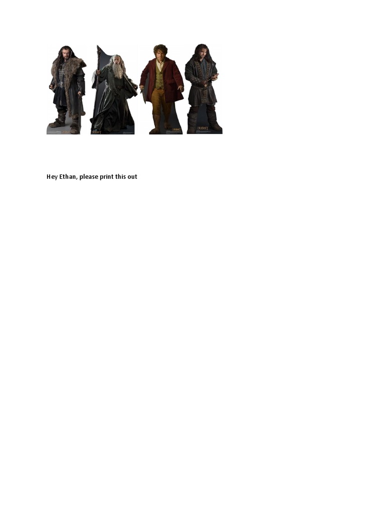 Hobbit Characters | PDF