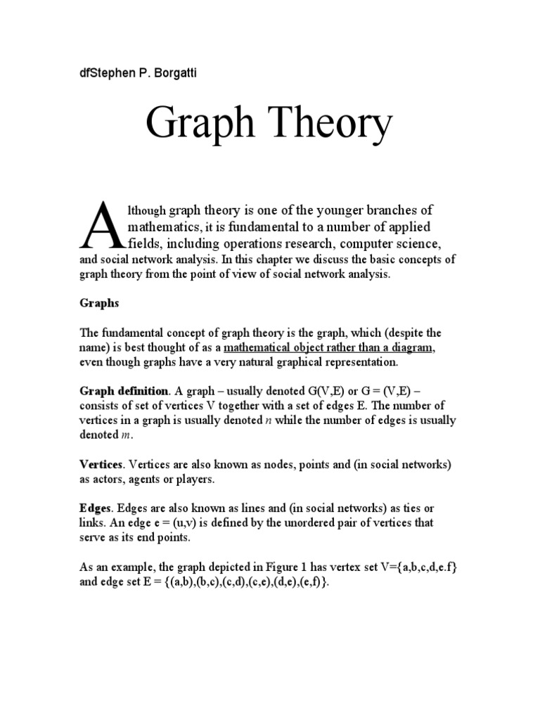 Graph Theory | PDF | Vertex (Graph Theory) | Graph Theory