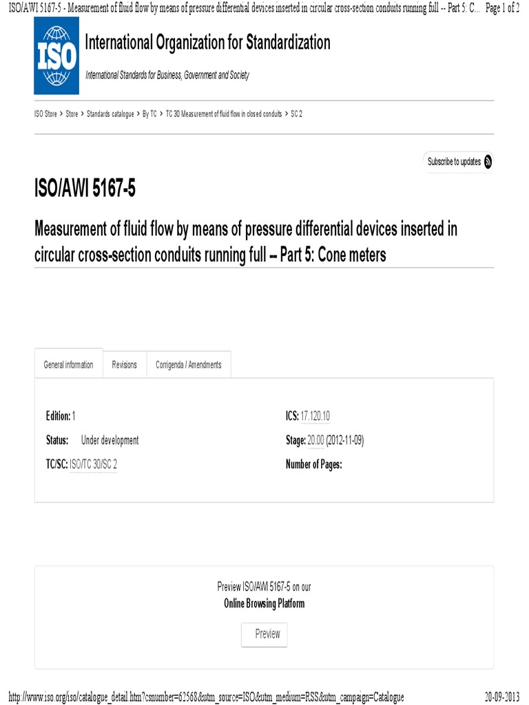 ISO 5167-5 Cone Meters | PDF | Business