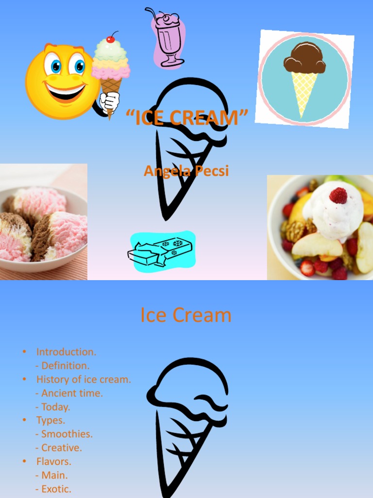 Persuasive Speech - Presentation | PDF | Ice Cream | Smoothie