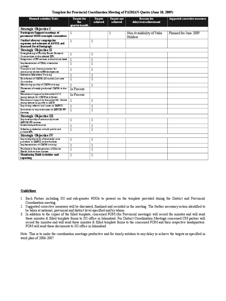 JSI Template June, 2009 Qta | PDF | Business