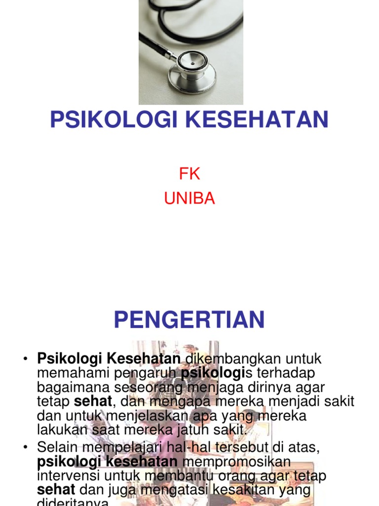 Psikologi Kesehatan Pdf