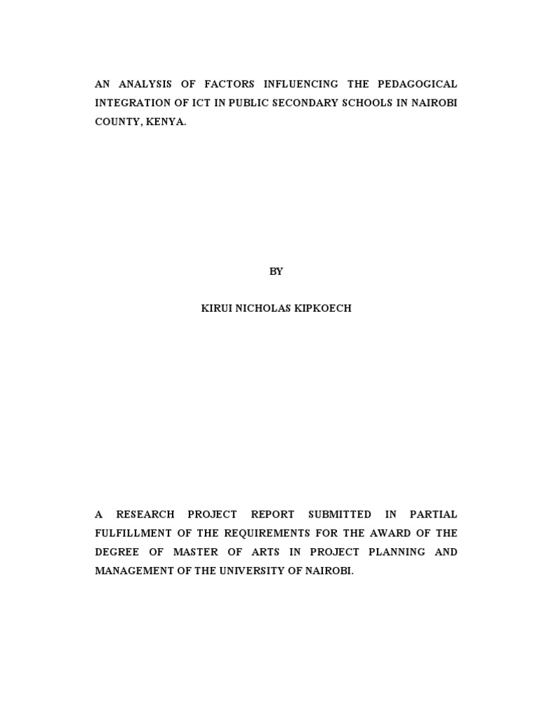 ICT PROPOSAL | Teachers | Educational Technology