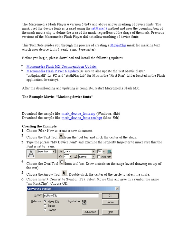 The Macro Media Flash Player 6 Version 6 | PDF | Adobe Flash | Computer ...