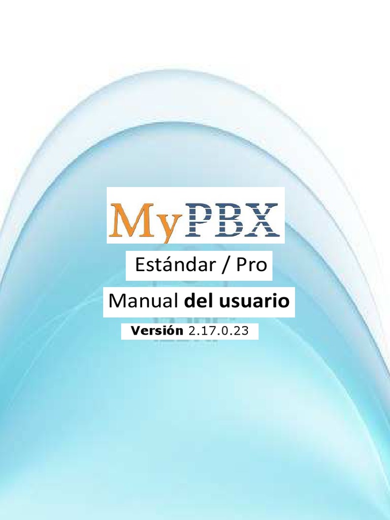 MANUAL DE CENTRAL TELÉFONICA MyPBX | PDF | Informática | Telecomunicaciones