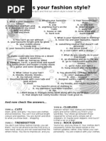 Sample Fashion Survey Questionnaire | PDF