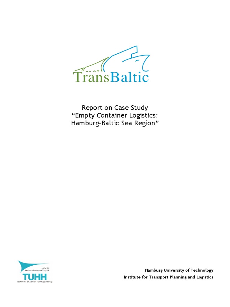 Case Study Report Empty Container Logistics | PDF | Containerization ...