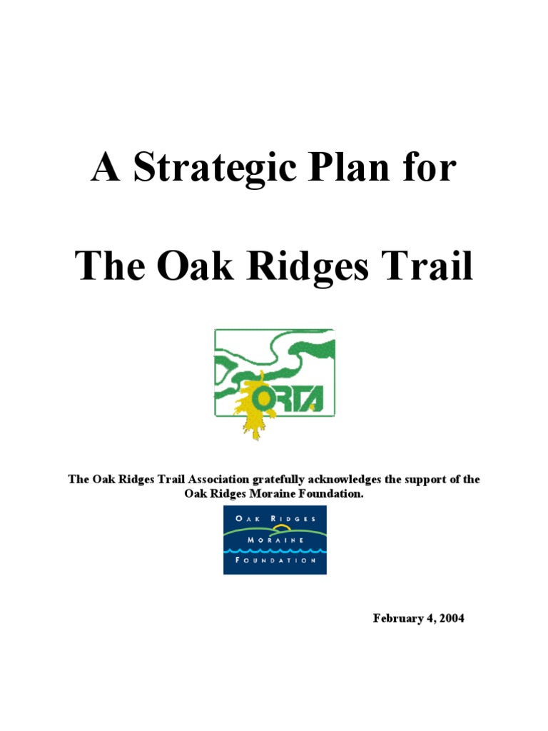 Strategic Plan | PDF | Trail | Accessibility