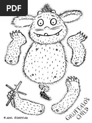 Gruffalo Fox Coloring Pages