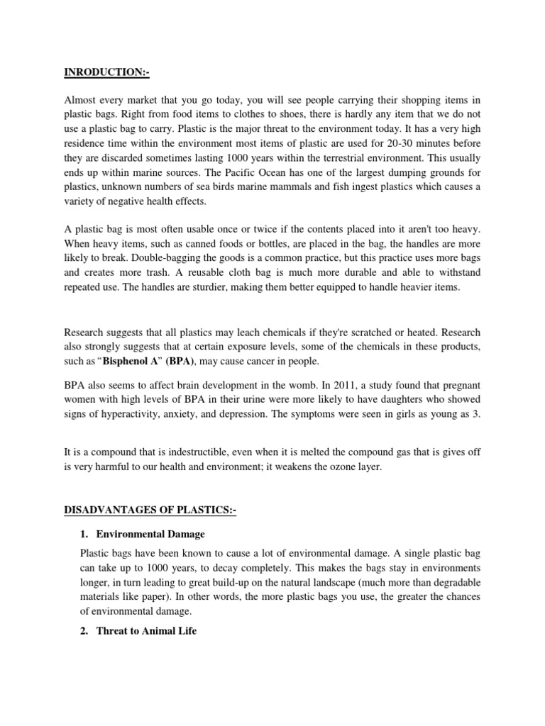 Gce Assignment | PDF | Plastic | Waste