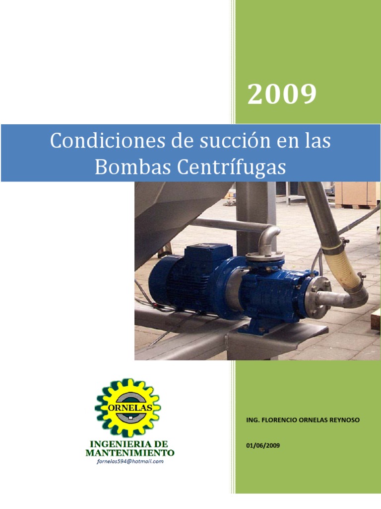 Condiciones de Succión | PDF | Bomba | Presión