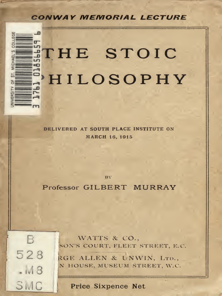 The Stoic Philosophy | Download Free PDF | Stoicism | Reason