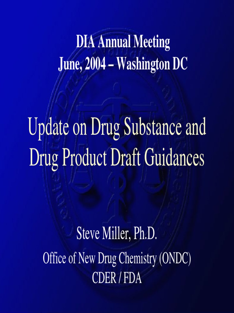 Draft Drug Starting Material GUidance | PDF | Chemical Synthesis | Food ...