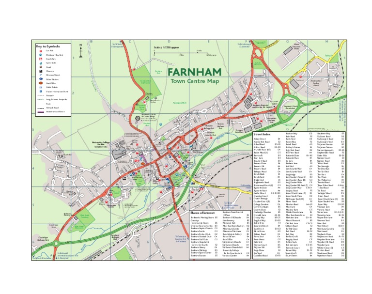 Farnham: Town Centre Map | PDF