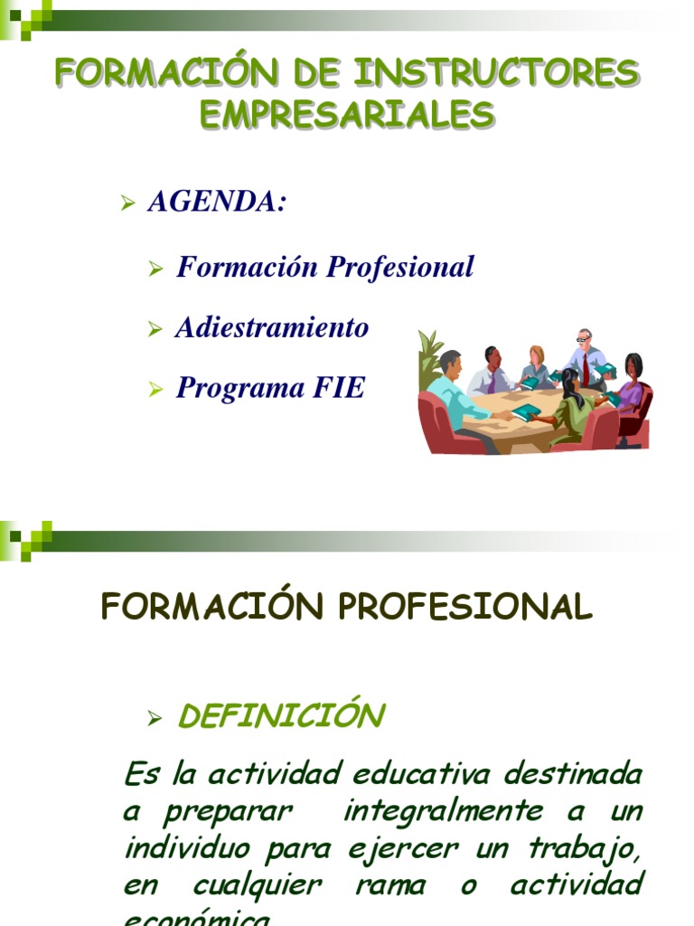 Formación de Instructores Empresariales | PDF