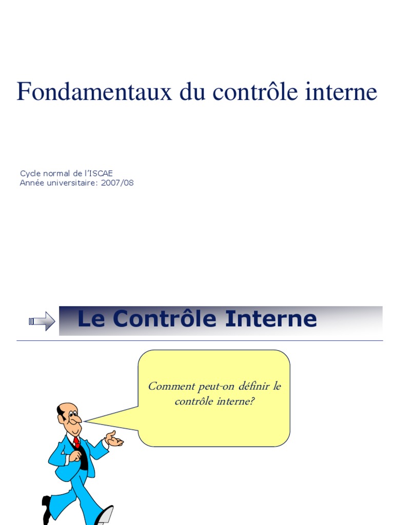 contrôle interne | Contrôle interne | Risque